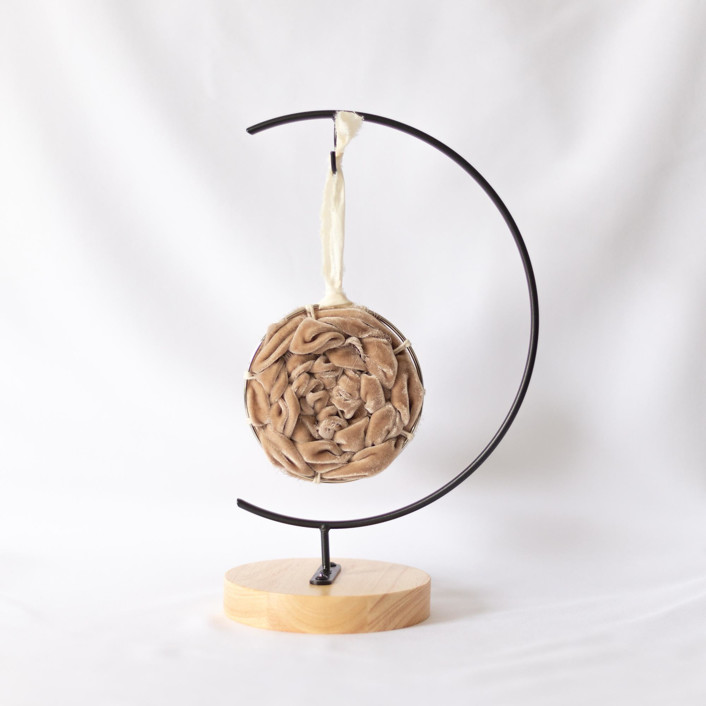 Woven Ornament | Velvet Decorative Object by Ashley Hawke | Minted