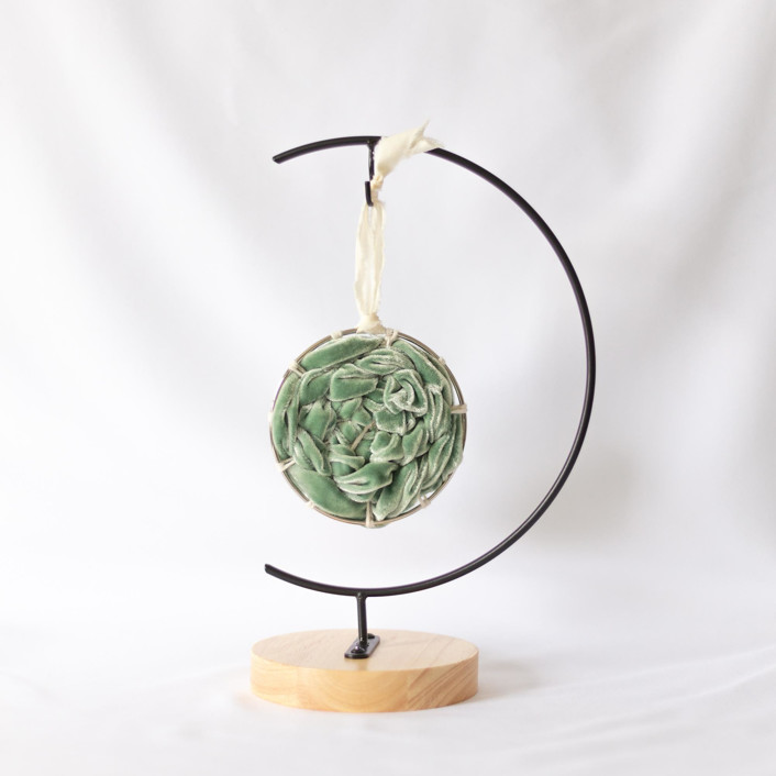 Woven Ornament | Velvet Decorative Object by Ashley Hawke | Minted
