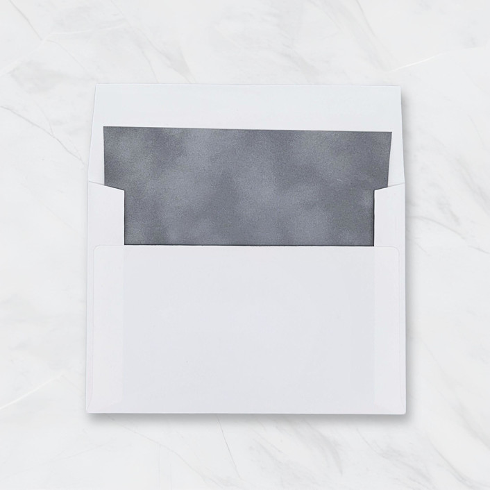 Gray Velvet Envelope Liners for 5 x 7 Invitations (Set of 10) Envelope ...