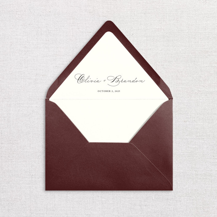 Custom 'Name' Envelope Liners, Pack of 25 Envelope Liners by Studio ...