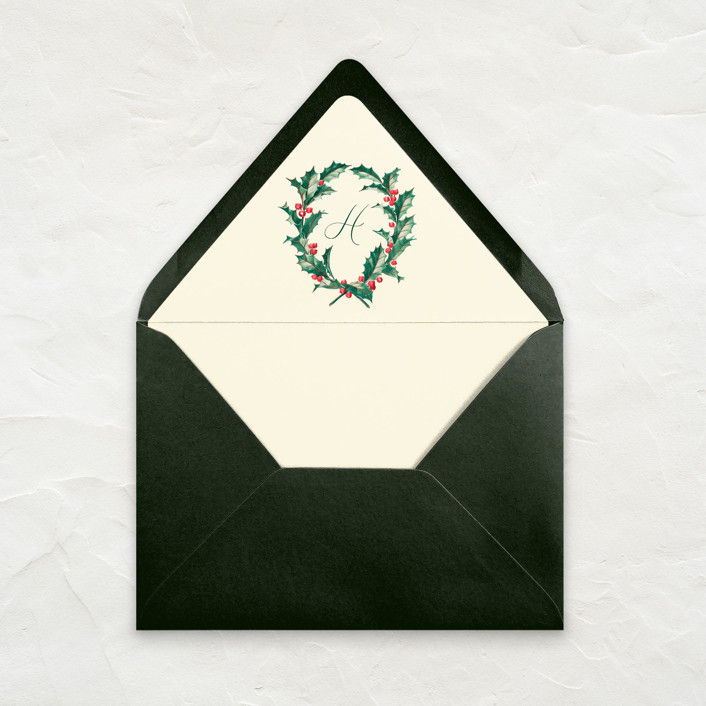 A7 Fine Art Envelope Liners // Custom Winter Monogram (Set of 25 ...