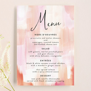 Gallery Love Menus by Melanie Severin | Minted