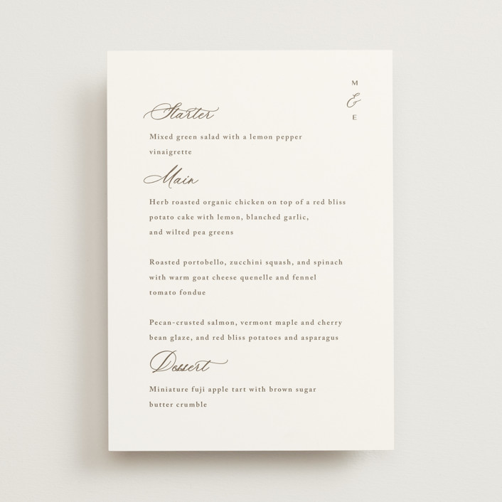 Whimsy Menus by Cara Scott | Minted