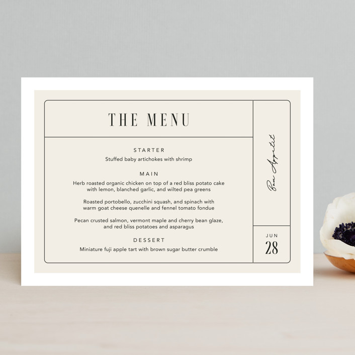 Everlasting Menus by FRANI | Minted
