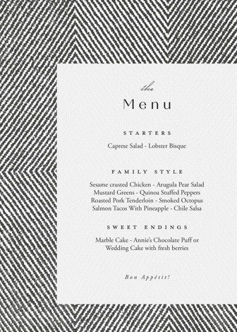 Elegant Ethno Menus by FRANI | Minted