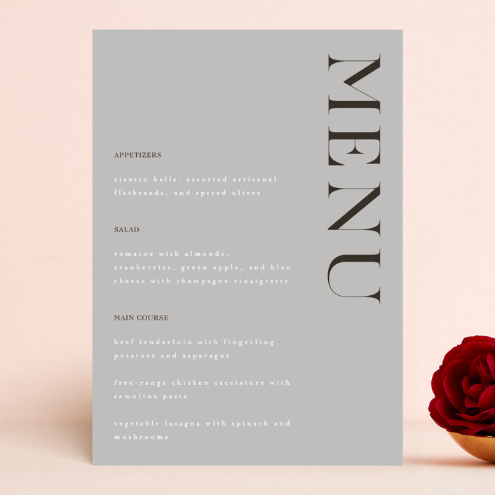 Show Menus by Up Up Creative | Minted