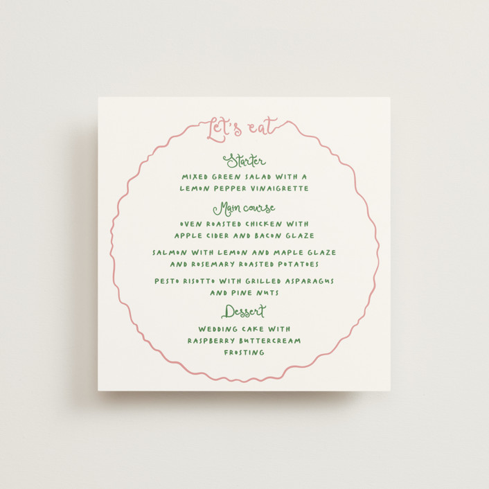 Squiggly type Menus by Creo Study | Minted