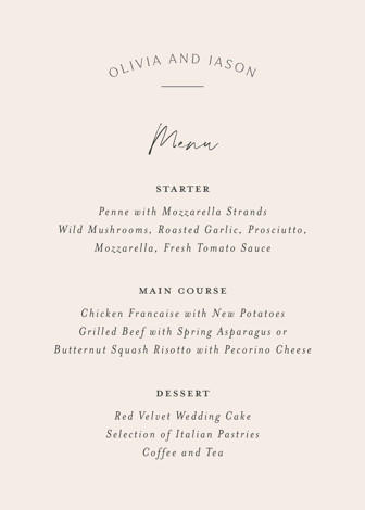 Splendid Menus by Sandra Picco Design | Minted