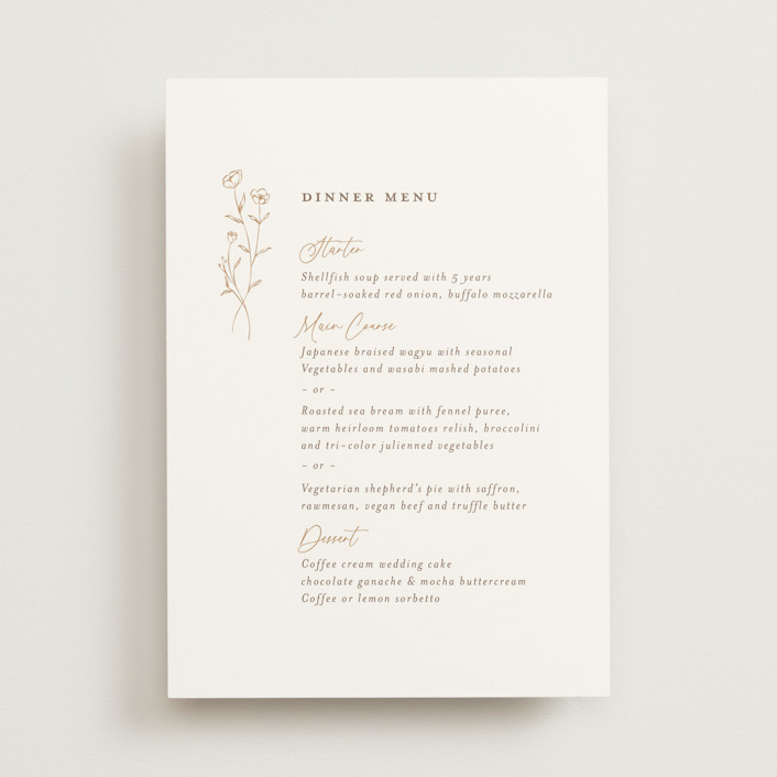 kouignette Menus by chocomocacino | Minted