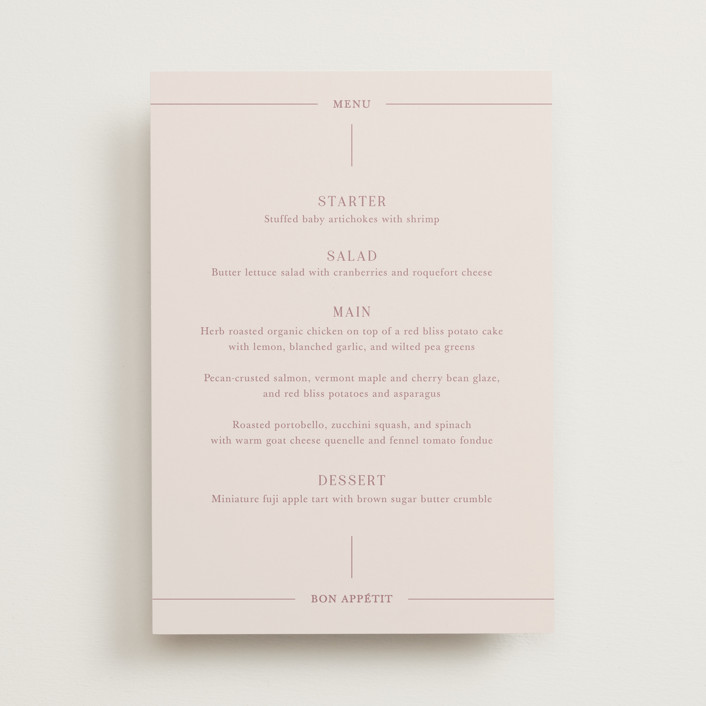 Together Menus by Kristin Oliversen | Minted