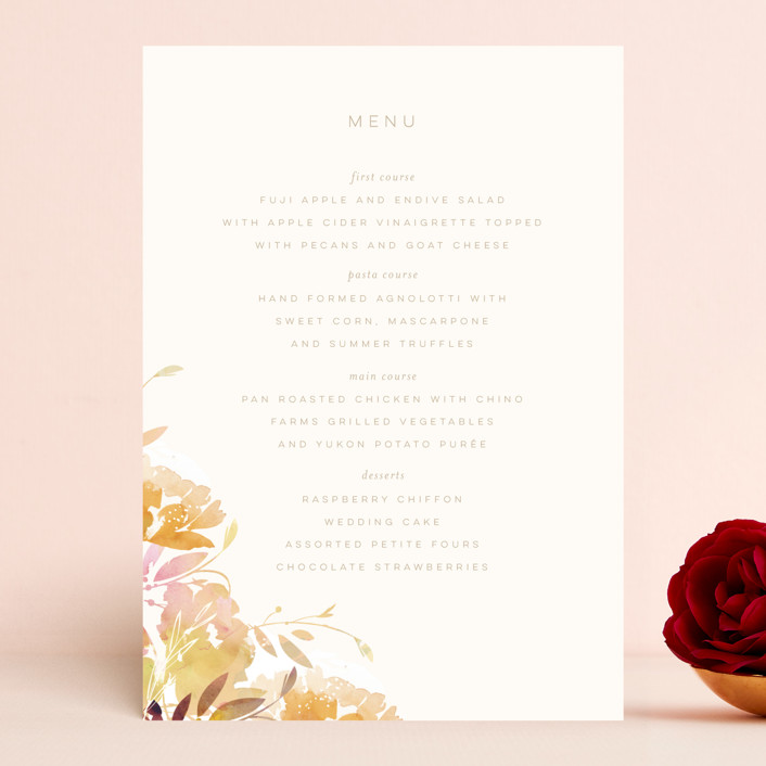garden Menus by Lori Wemple | Minted