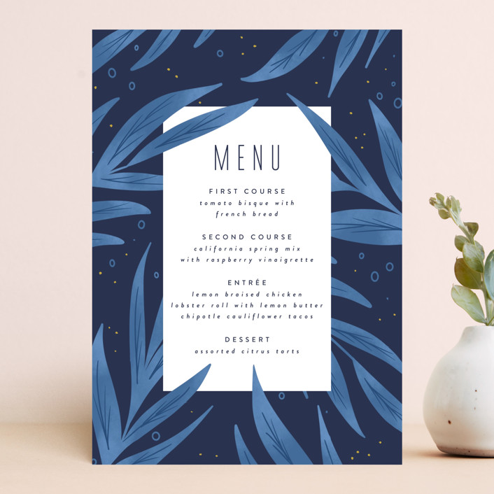 Paradise Menus by Joanna Griffin | Minted