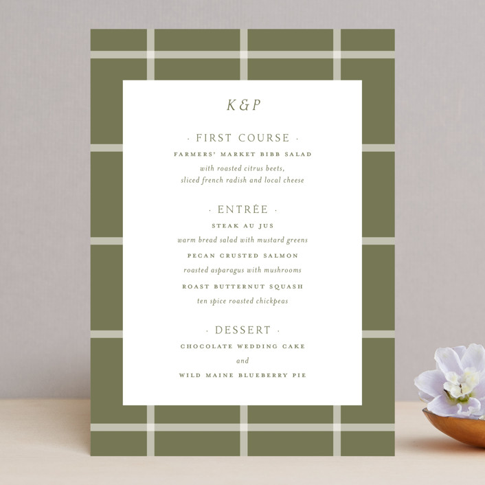 New England Menus by Megan Davis | Minted