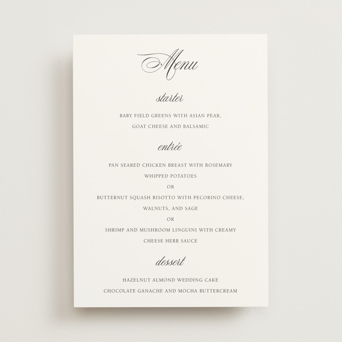 legacy Menus by Design Lotus | Minted