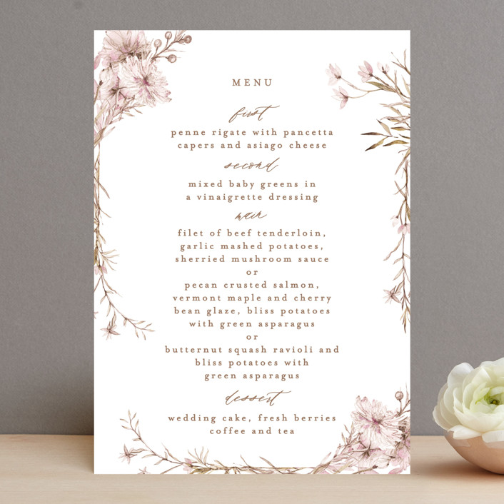ring box Menus by Phrosné Barwood | Minted