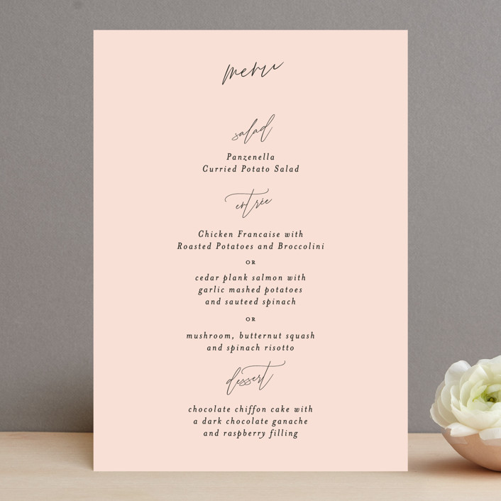 Bare Menus by Kelly Nasuta | Minted