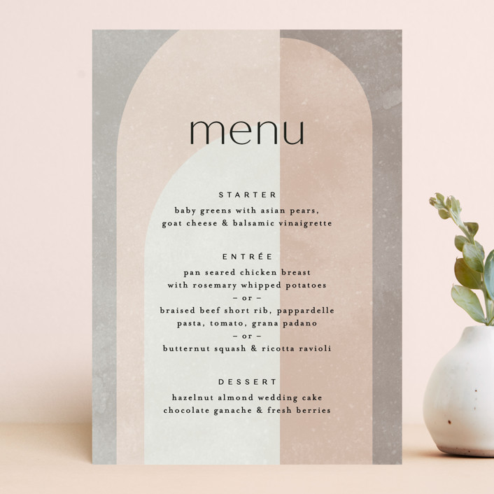 Arches Menus by Kelly Schmidt | Minted