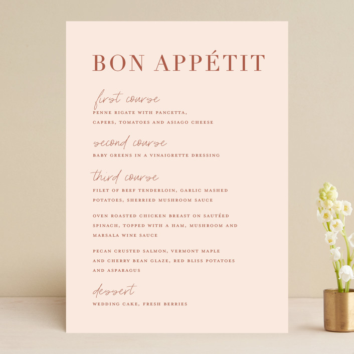 Classic refresh Menus by Stacey Meacham | Minted