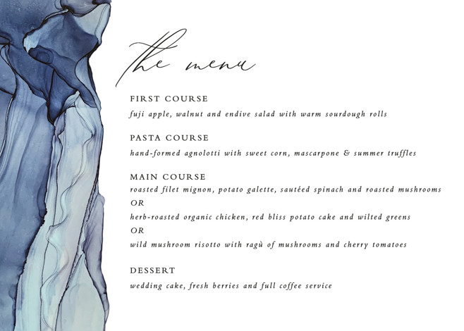 Slate Menus by Erin Deegan | Minted