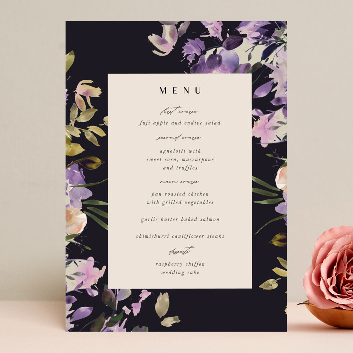 goddess Menus by Lori Wemple | Minted