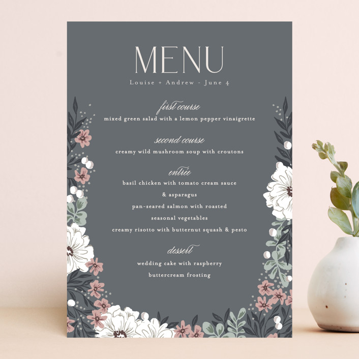 Illuminated Storybook Menus by Alethea and Ruth | Minted