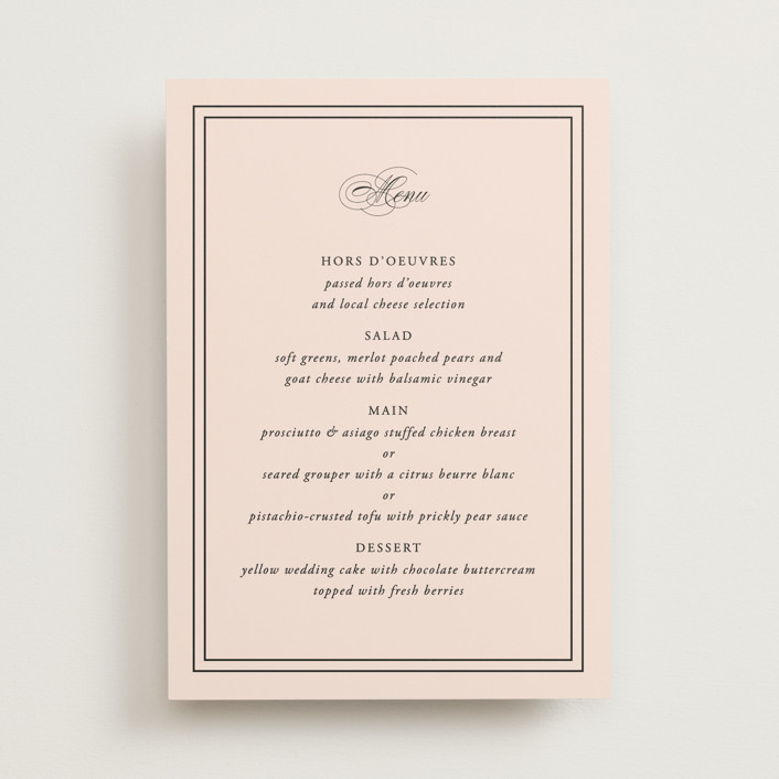 Story Line Menus by Kimberly FitzSimons | Minted