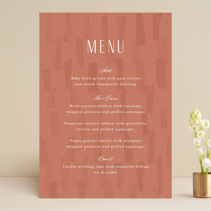 Echo Menus by Jennifer Wick | Minted