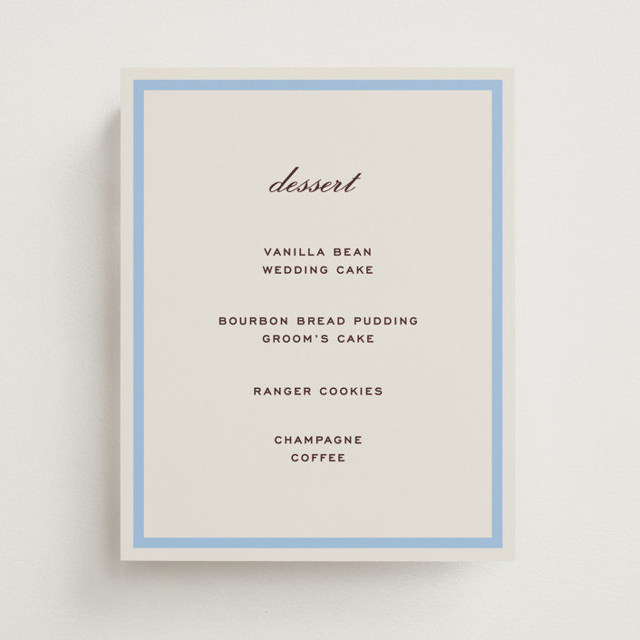 Montauk Menu Signs by Megan Davis | Minted