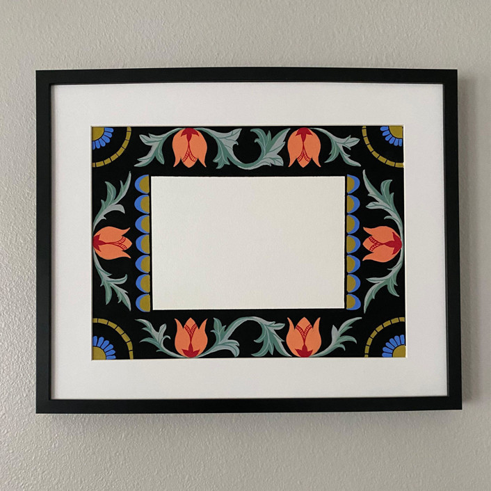 Custom Handpainted Frame Frames by Emily Morris | Minted