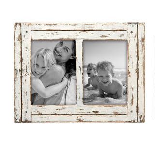 5X7 Two Photo Heartland Frame White Frames by Fore... | Minted