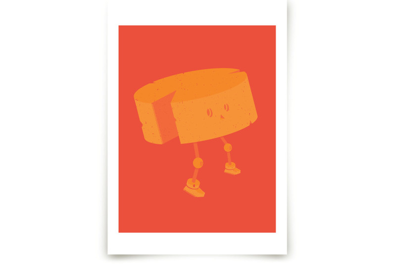Cheese Robot Fine Art Prints by Jack Knoebber | Minted