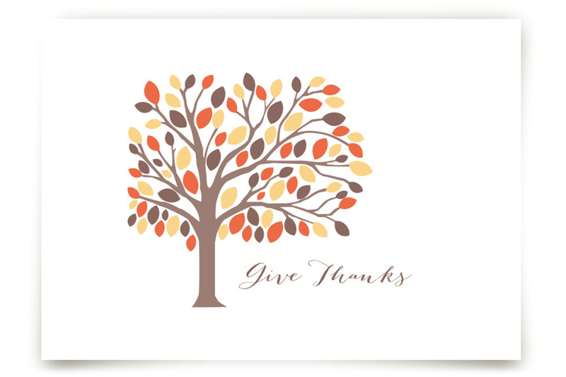 Give Thanks Tree Fine Art Prints by Rebecca Lowe | Minted