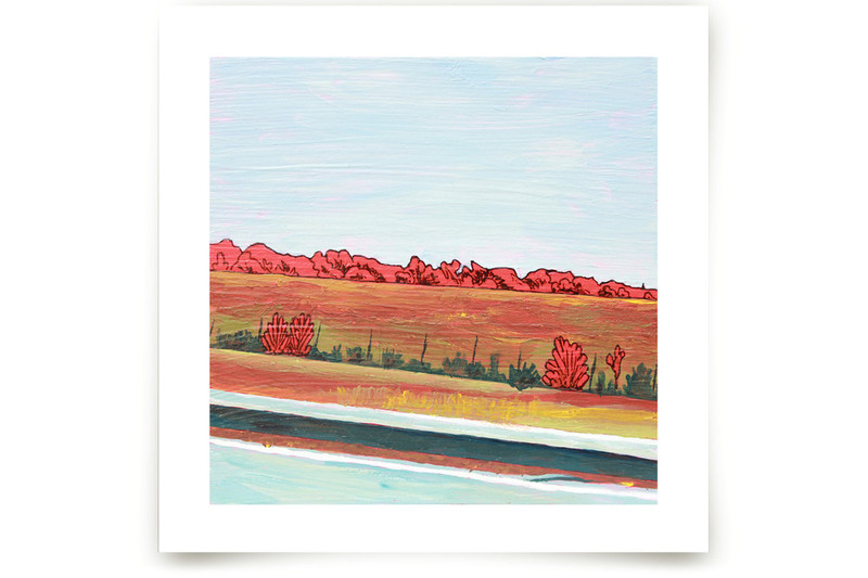 Drive Bye Guard Rail Fine Art Prints by Jeff Preuss | Minted