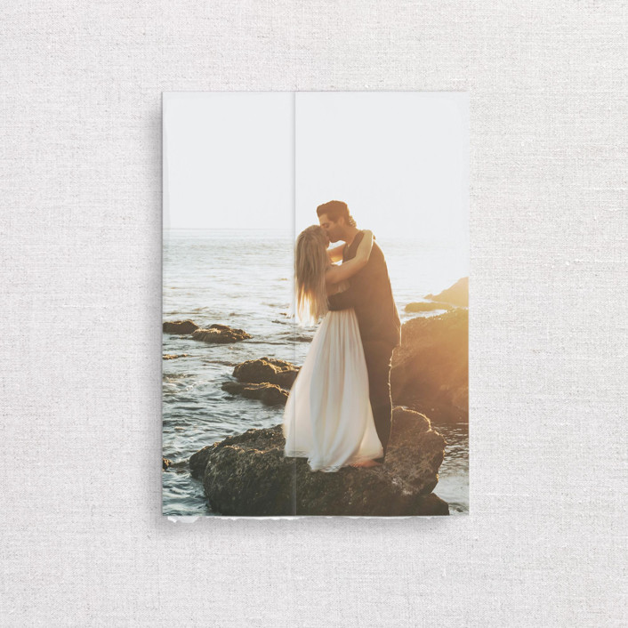 Custom Photo Vellum Wrap, Pack of 25 Invitation Jackets and Overlays by ...