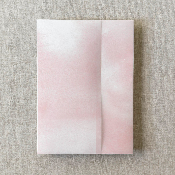 Blush Pink Vellum Jacket for Wedding Invitations | A7 | Set of 10 ...