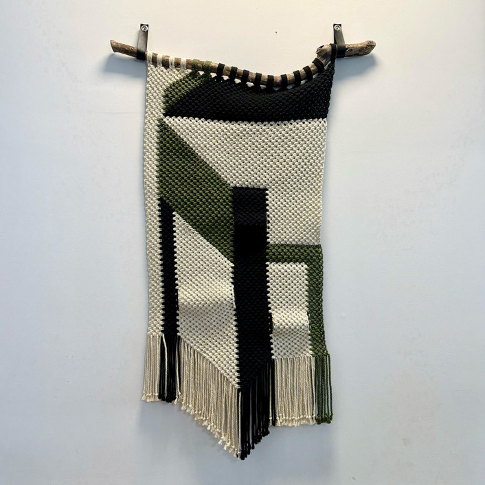 Abstract Macrame #004 Original Textile Art by Kelly Renee Arte | Minted