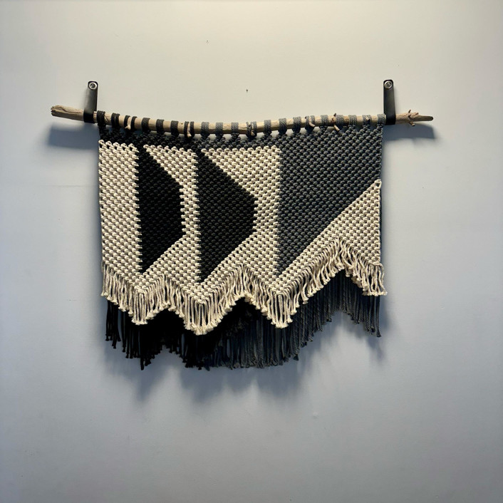 Abstract Macrame #002 Original Textile Art by Kelly Renee Arte | Minted