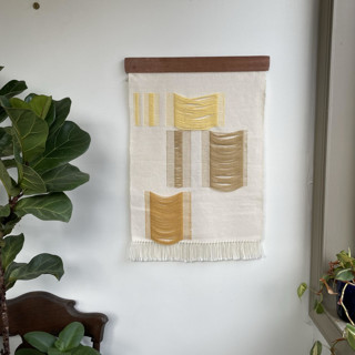 Sun Blocks Original Textile Art by Kate Koconis | Minted