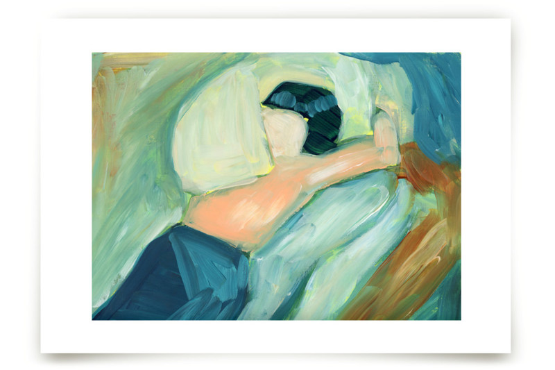 Young Woman Lounging Fine Art Prints by Lauren Rutley | Minted