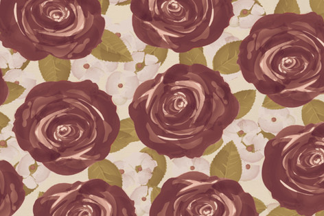 Marsala Roses Notebook by Ana de Sousa | Minted