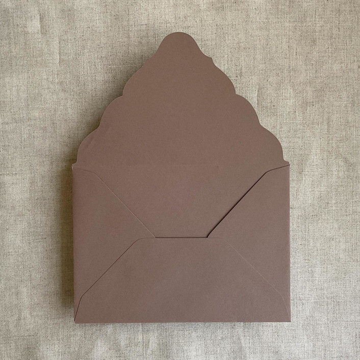 Suede A7 Venetian Flap Envelope | Pack of 25 Envelopes by Ivory ...