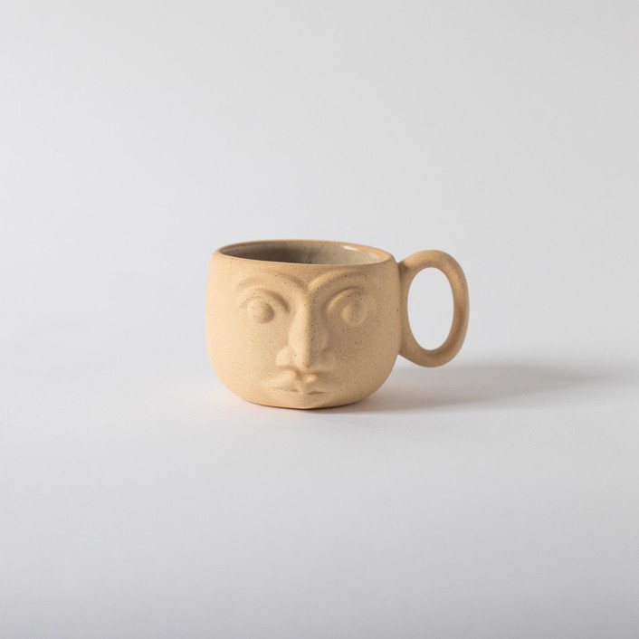 Handcrafted Face Mug Mugs & Teacups by Powered By People | Minted