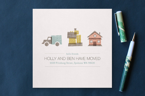 Hello Move Moving Announcements by Heather Francis... | Minted