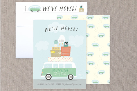 Moving Van Moving Announcements by Itsy Belle Stud... | Minted