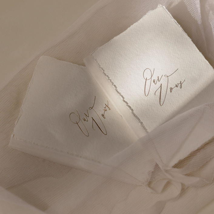 'Our Vows' Wedding Vow Books, Set of Two Wedding Vow Books by Studio ...