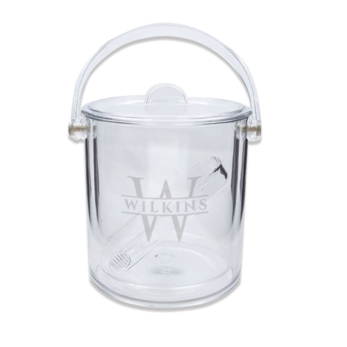 Custom Engraved Acrylic Ice Bucket Couple gifts by Papel Custom Design ...