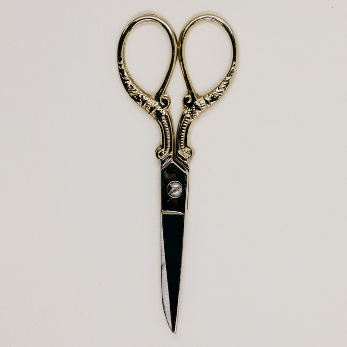 Vintage Style Scissors Simon Gold Couple gifts by Jordan Perry | Minted