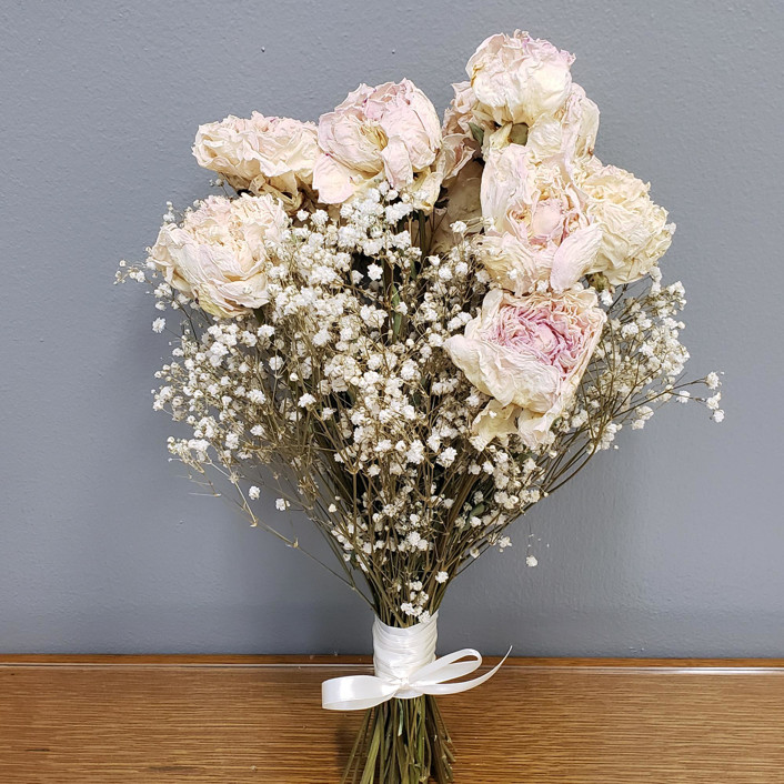 Preserved-Dried Peony Flower Bouquet Dried Florals by BLOOMINGFUL ...