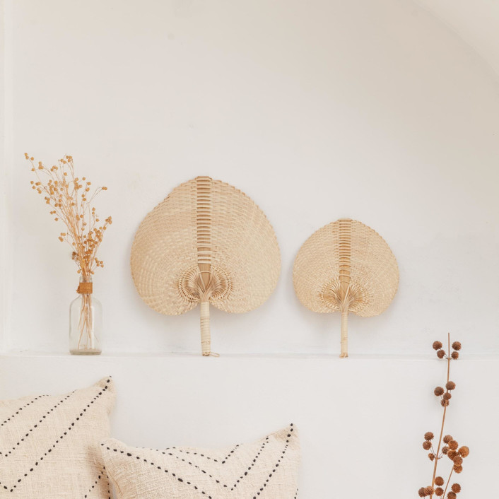 Paradisio Blonde Woven Fan Large Fans by Suzanne Seick | Minted