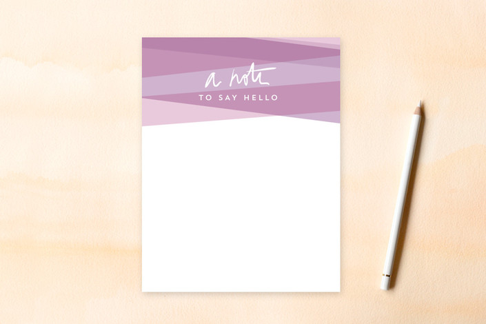 multiply and darken Flat Personal Stationery by Anna Elder | Minted